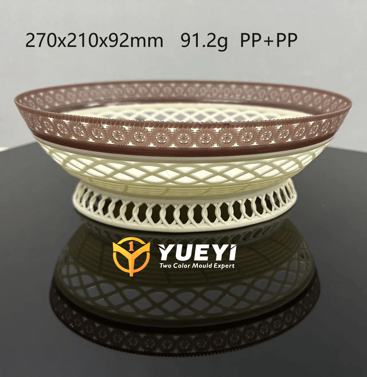 ABOUT THE DOUBLE COLOR FRUIT COLANDER MOULD - YUEYI MOULD